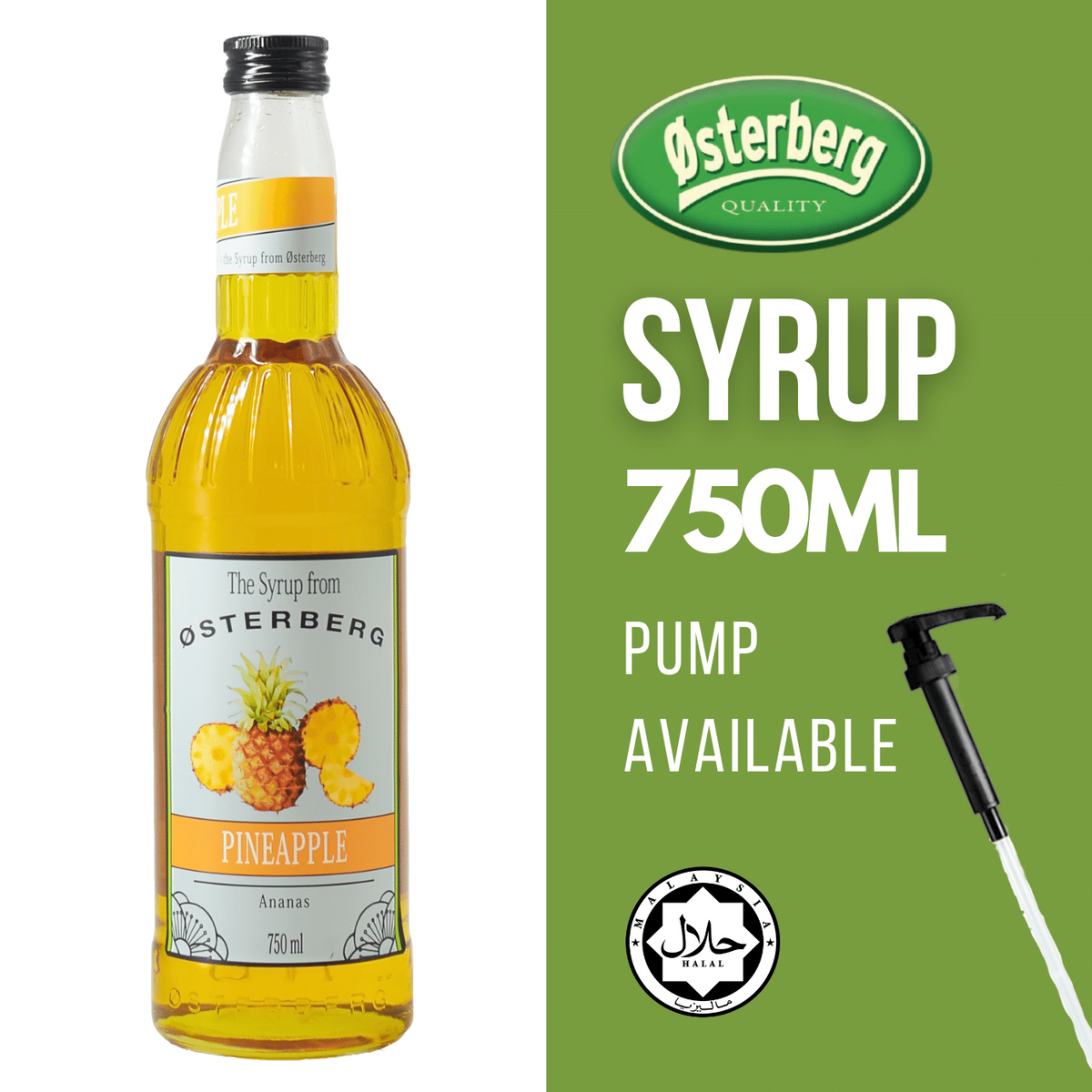Osterberg Syrup 750ml Halal Coffee Mixer Soda Water Fruity Lychee Lemo ...